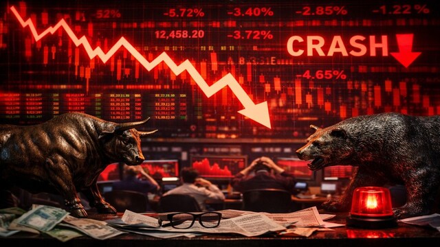 Stock Market Today: Sensex Falls 1,122 Points, Nifty Closes Below ...