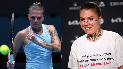 Ukraine's Oleksandra Oliynykova Sends Subliminal Cry For Help At AO26 ...