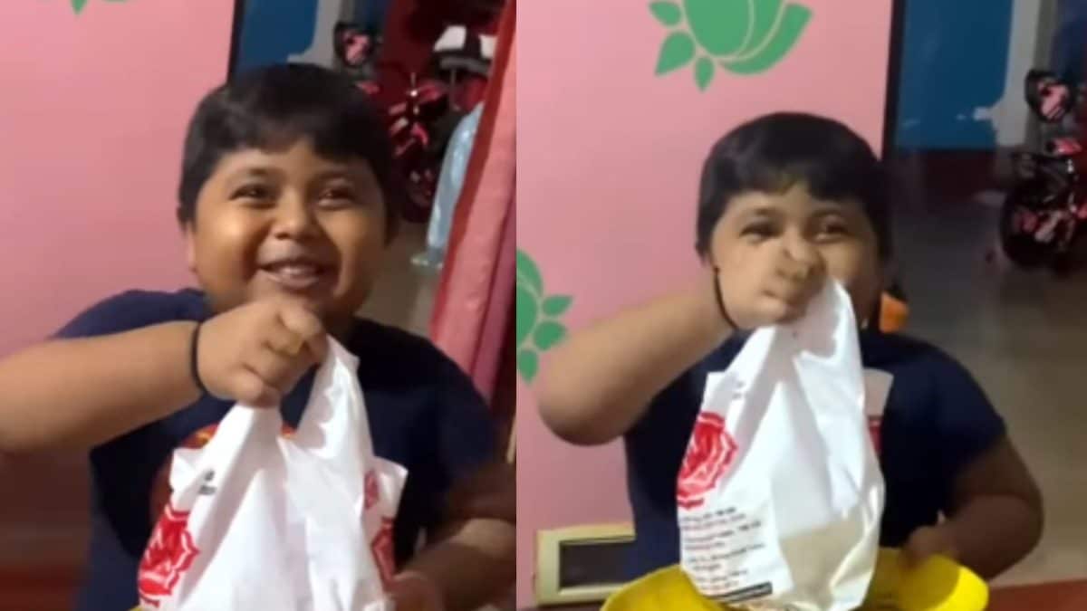 Little Kolkata Boy's Excitement After Receiving Biryani Box Is Every ...