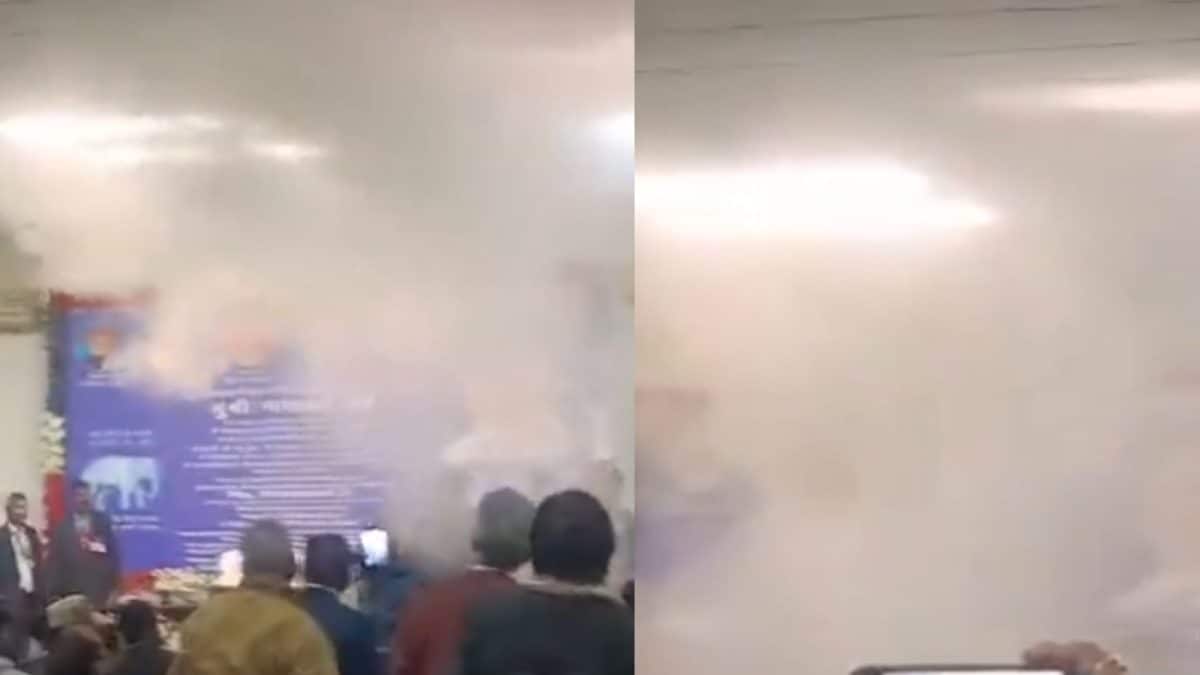 Mayawati's 70th Birthday Presser Turns Chaotic: Short Circuit Fills ...