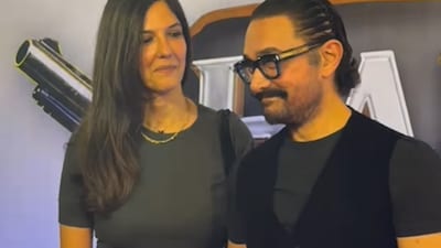 Happy Patel Premier: Aamir Khan Walks Hand-in-hand With GF Gauri Spratt ...