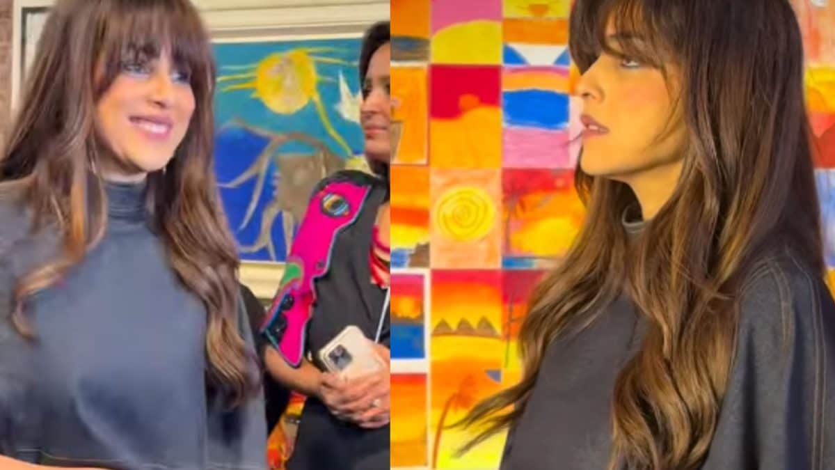 Genelia D’Souza Shows Us How To Ace The Perfect Fringe With Denim Dress ...