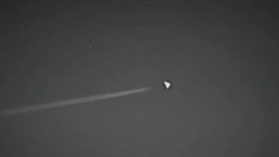 Viral Video Shows Unknown Triangular Aircraft Over Nevada Air Base In ...