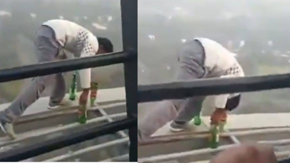 Haryana Man Breaches Security, Scales 282-Ft-High Tower For Daring ...