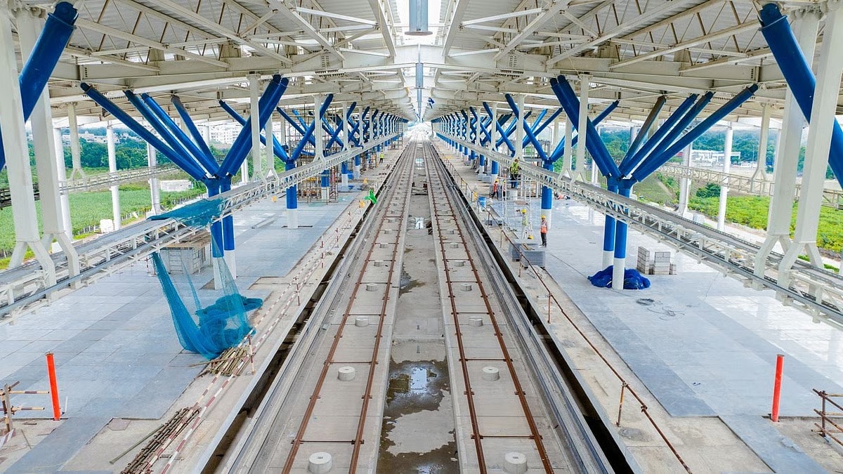 Mumbai-Ahmedabad Corridor India First Bullet Train Project progress photos