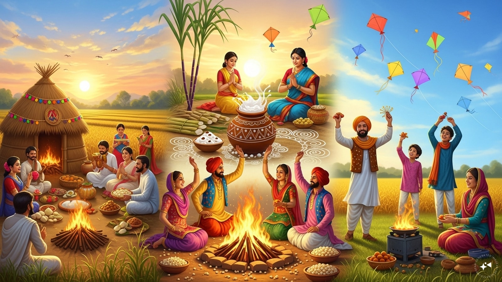 Major January Harvest Festivals in India: Lohri, Pongal, Sankranti, Bihu