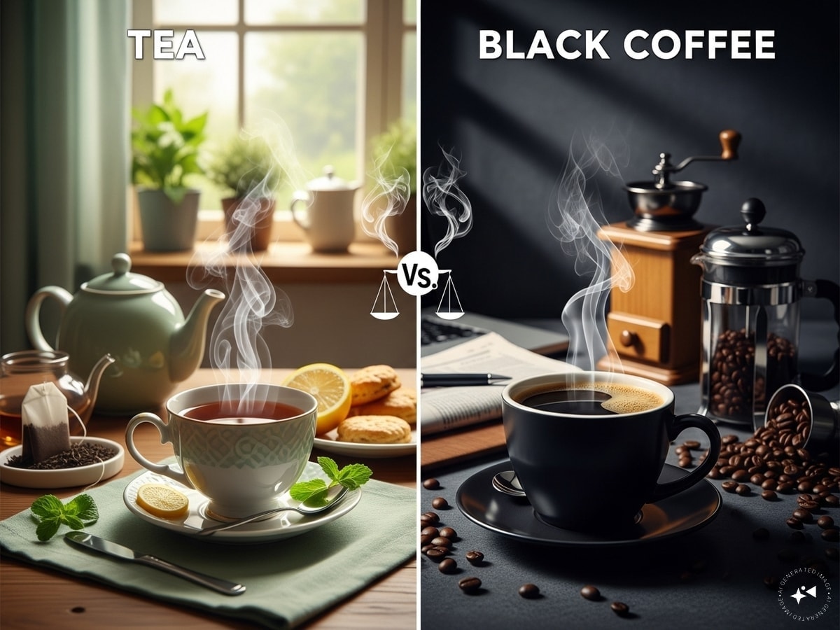 Tea Or Black Coffee: Which Morning Drink Is Better For Your Health?