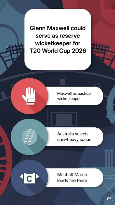 Is Glenn Maxwell Australia's Reserve Wicket-Keeper For T20 World Cup ...