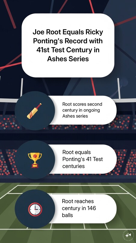 Joe Root Equals Ricky Ponting's Tally Of 41 Centuries In Test Cricket ...