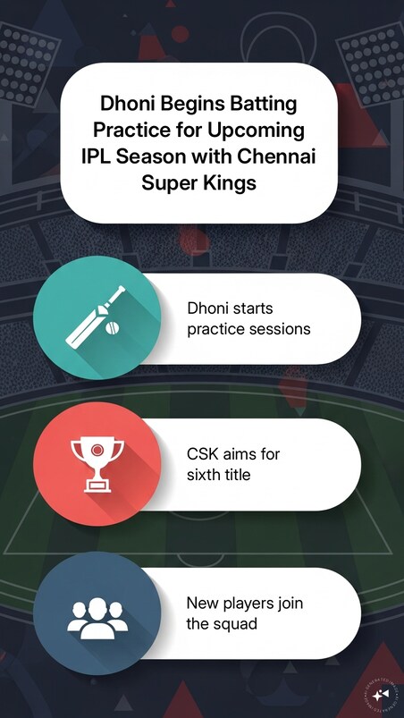Watch: MS Dhoni Hits The Nets For IPL 2026, CSK Share Video With 'You ...