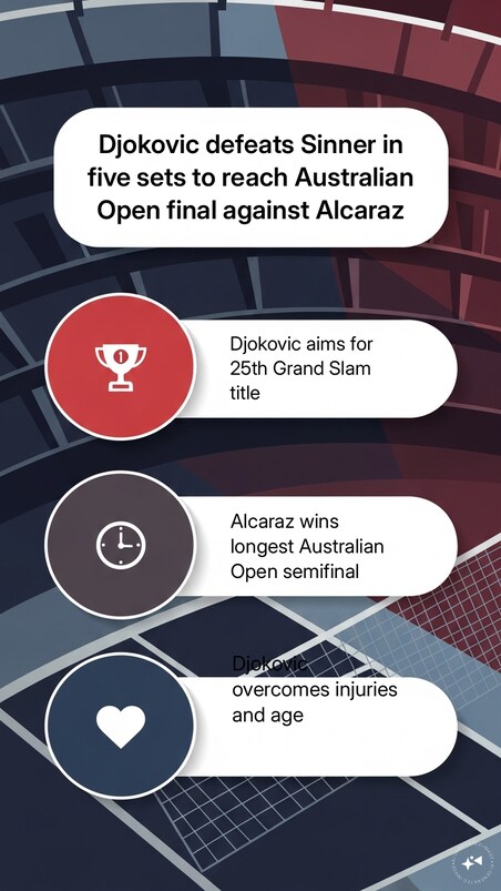 Australian Open 2026: Novak Djokovic Beats Jannik Sinner To Set Up ...
