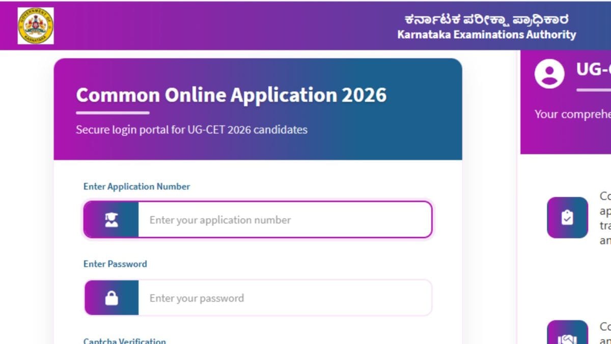 Karnataka KCET 2026 Application Process Begins, Direct Link To Register ...