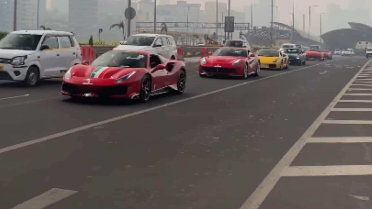 Mumbai road turns film set as Yohan Poonawalla’s Supercar Convoy rolls ...