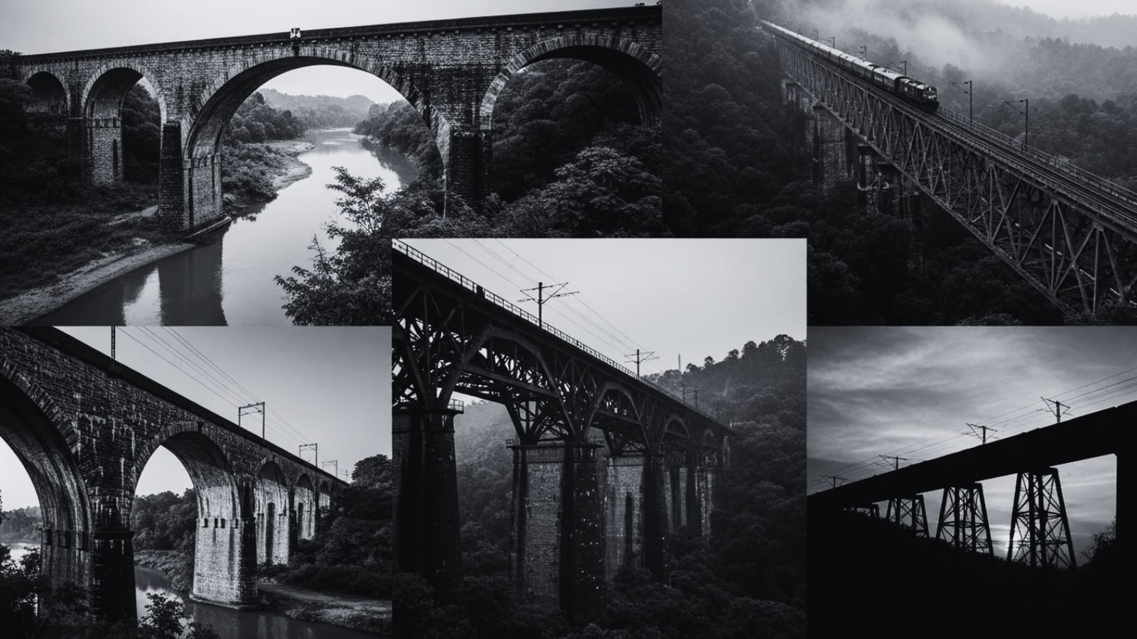 India's Historic Railway Bridges: Rare Black-And-White Photos You’ve ...