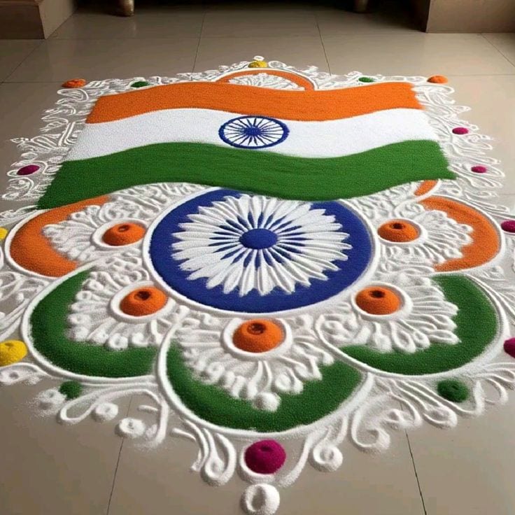Celebrate Republic Day 2026 With Creative Tricolour Rangoli Ideas