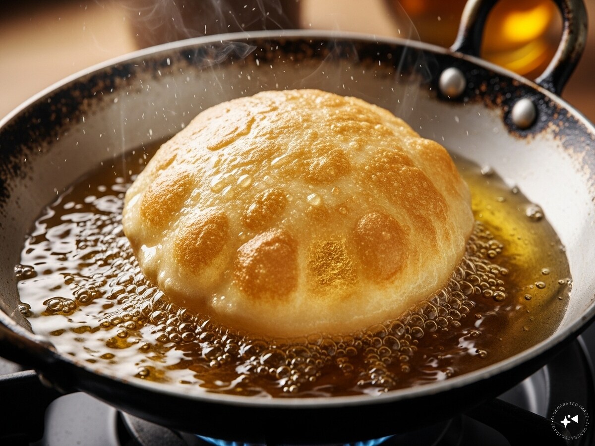 How To Make Perfectly Puffed Pooris At Home; Easy Dough And Frying Tips ...