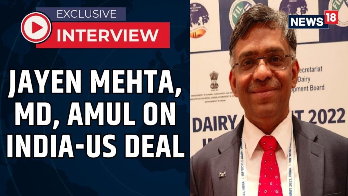 Amul MD Jayen Mehta Speaks Exclusively To CNN-News18 On India–US Trade ...