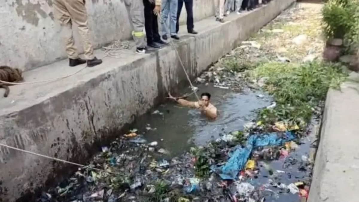Viral Meerut Rescue Debunked: 'Before-After' Drain Pics Were AI ...