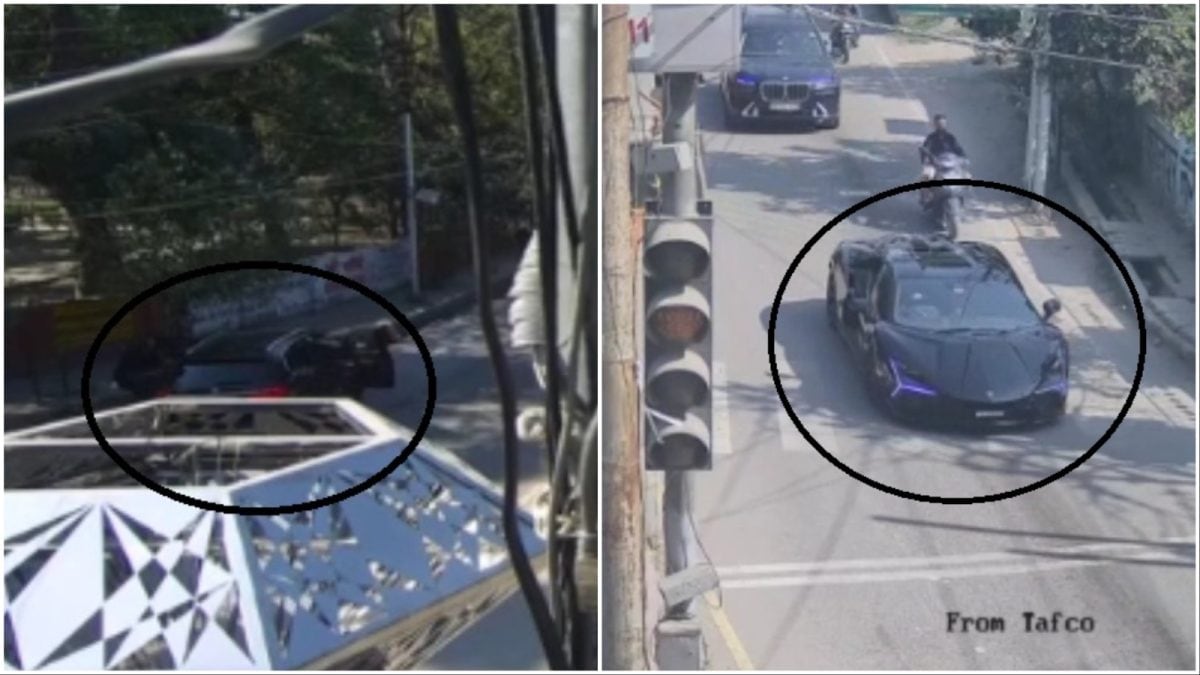On Camera, Bouncers Run To Protect Lamborghini Driver Moments After Car ...