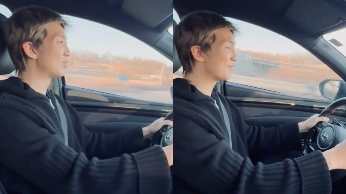 BTS Leader RM Shares First Video Of Him Driving, But His Mom Thinks It ...