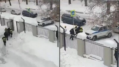 Neo-Nazi Slogans, ‘Blood’ Swastika: Teen Attacks Russian University ...