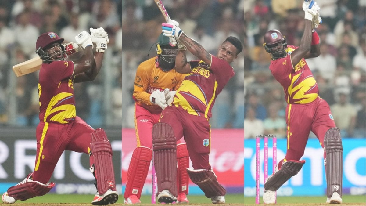 West Indies Equal Record Of Hitting Most Sixes In A T20 World Cup Match ...