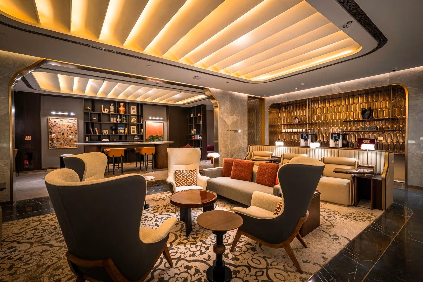 PHOTOS: Inside Air India’s New Maharaja Lounge At Delhi International ...