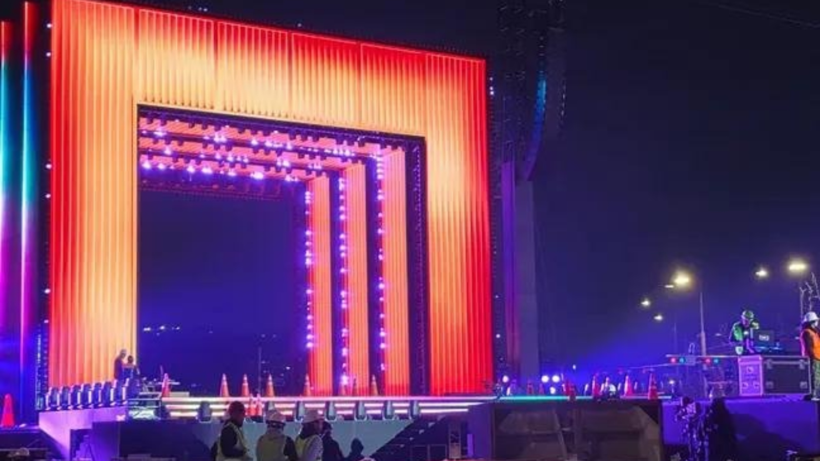 BTS Comeback Concert: Stage Set At Gwanghwamun Square In Seoul For Mega ...