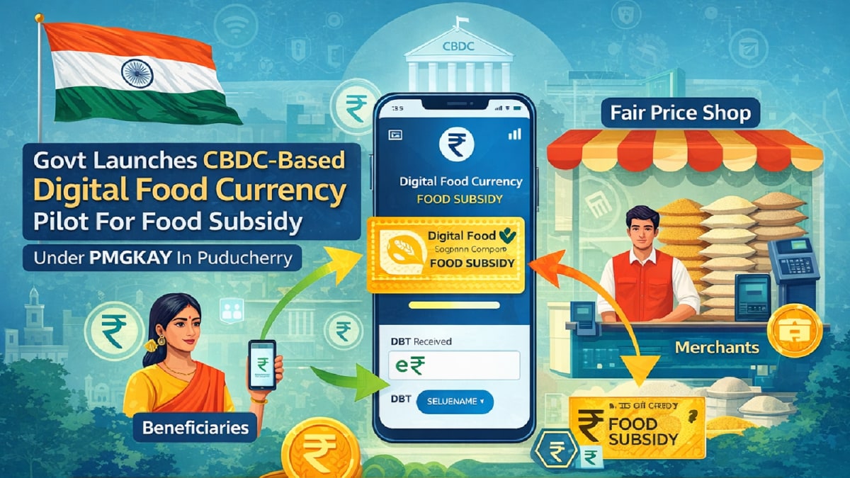 Govt Launches CBDC-Based 'Digital Food Currency' Pilot For Food Subsidy ...