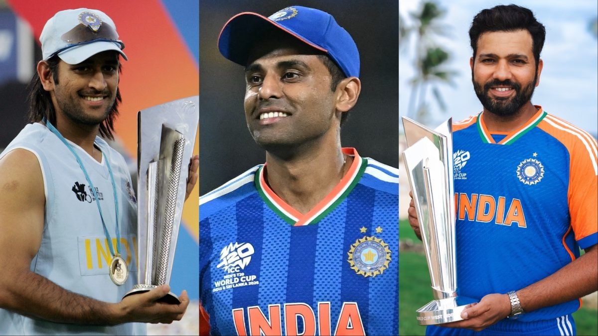 MS Dhoni, Rohit Sharma And Suryakumar Yadav! India Captains To Win T20 ...