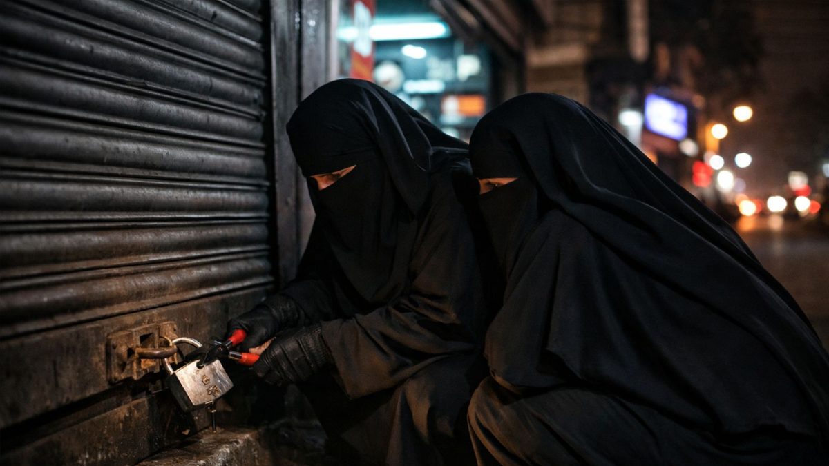 Father-Son Duo In Burqa Pull Off Rs 80 Lakh Electronics Theft In ...