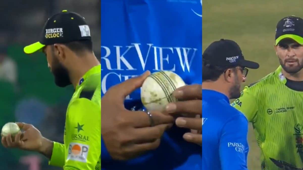 Pakistan Cricketers Caught In Ball-Tampering Scandal On Live TV During ...