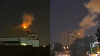 Fire Breaks Out At Baghdad Hotel After Drone Attack Targeting US ...