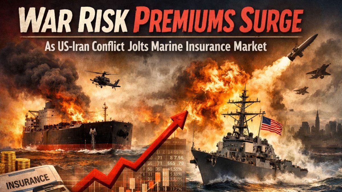 War Risk Premiums Surge As US-Iran Conflict Jolts Marine Insurance ...