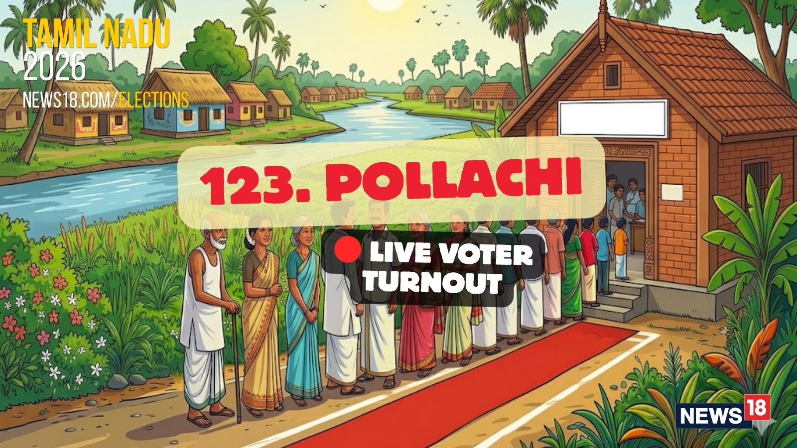 87.72 Per Cent Voter Turnout At Pollachi Assembly Constituency Till 7 ...