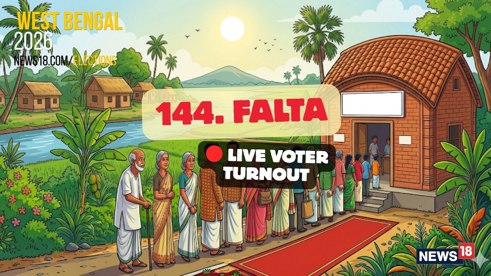 88.78 Percent Voter Turnout At Falta Assembly Constituency Till 7:00PM ...