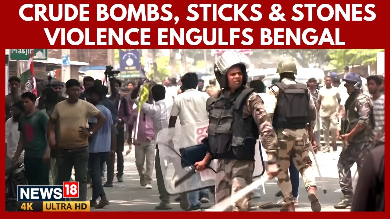 Bengal Elections | TMC and Humayun Kabir's Party Clash, Crude Bombs ...