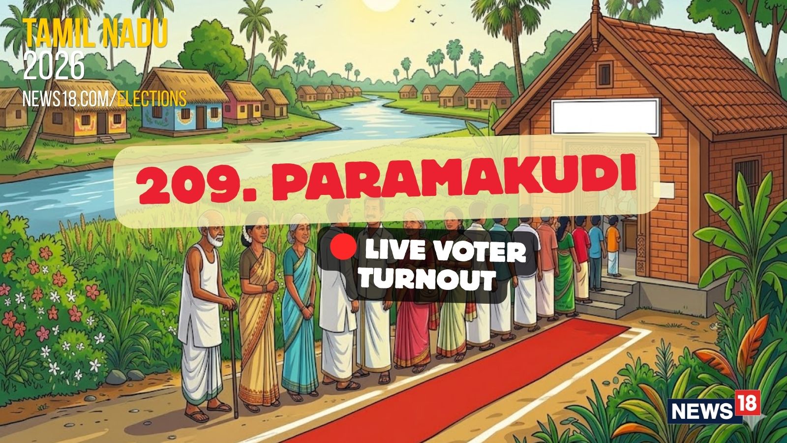 79 Per Cent Voter Turnout At Paramakudi Assembly Constituency Till 7 ...