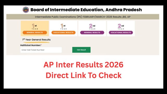 AP Inter 1st, 2nd Year Results 2026 (Out) On resultsbie.ap.gov.in LIVE ...