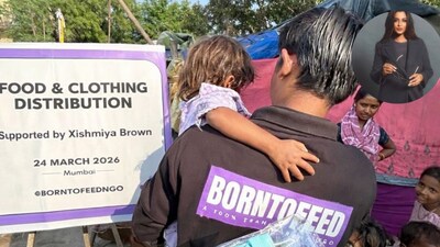 Model Xishmiya Brown Supports Food And Clothing Distribution Drive For ...