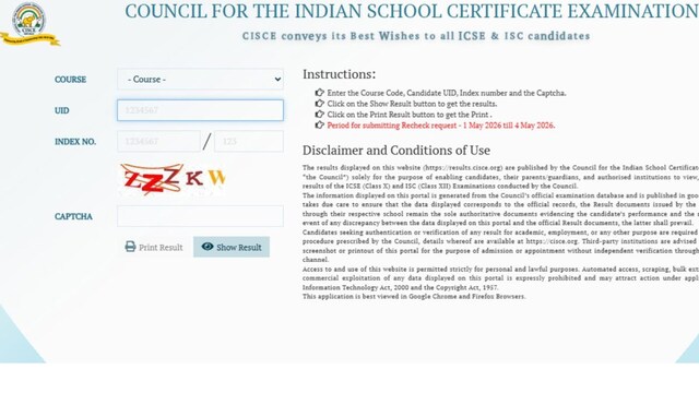 CISCE Results 2026 (OUT) Live: Over 98% Pass; ICSE Class 10th, ISC ...