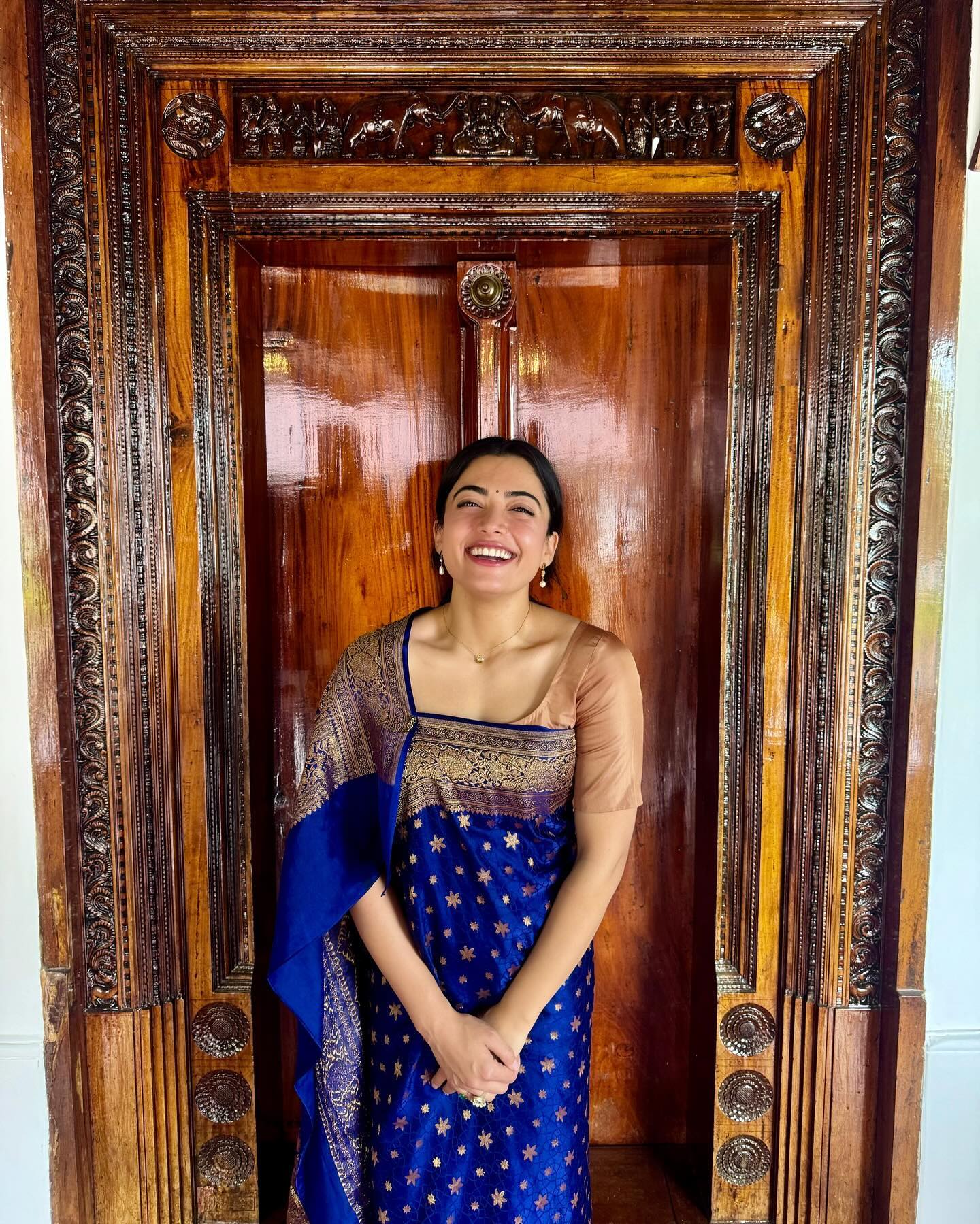 Rashmika Mandanna revives traditional Coorgi saree drape in Kodagu
