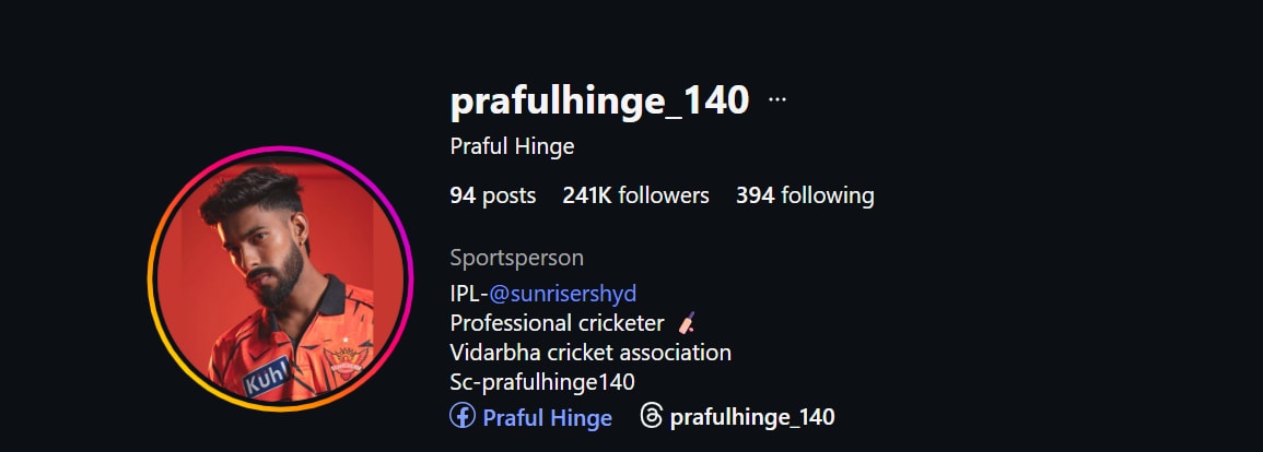 Praful Hinge's Popularity Skyrockets 80 Times After IPL 2026 Debut ...