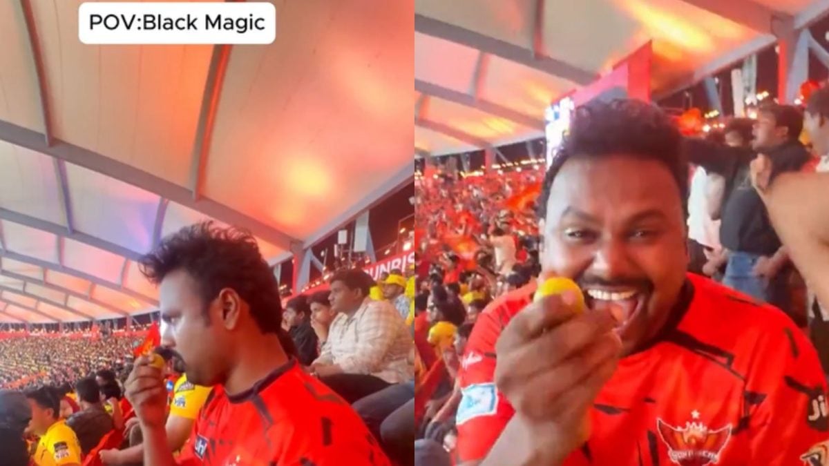 Shocking Video Of SRH Supporter’s 'Black Magic' Seconds Before Shivam ...