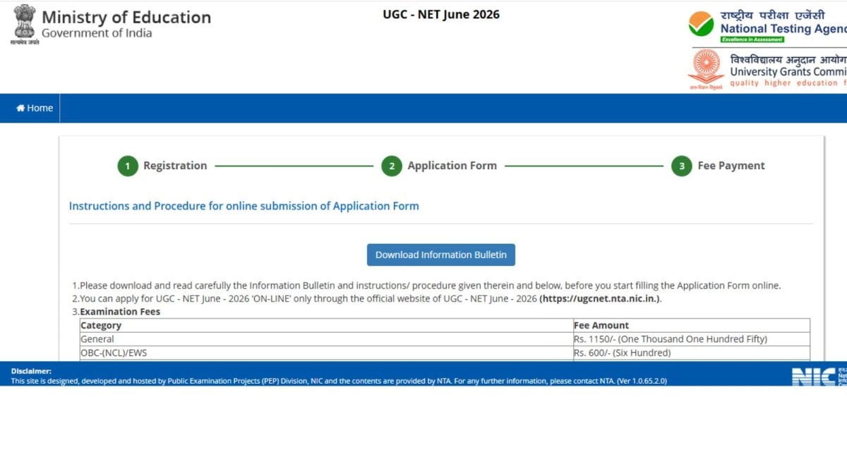 UGC NET June 2026 Notification Out: Check Eligibility Criteria, Exam ...