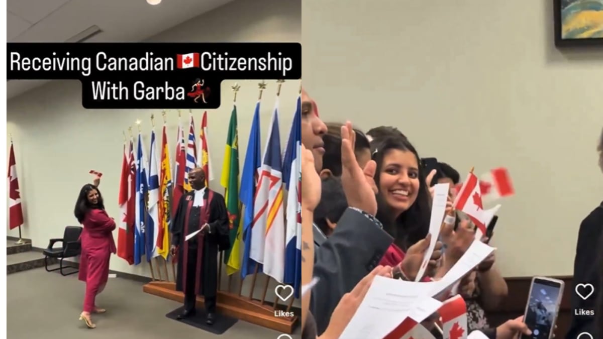 Indian Woman Performs Garba While Receiving Canadian Citizenship ...