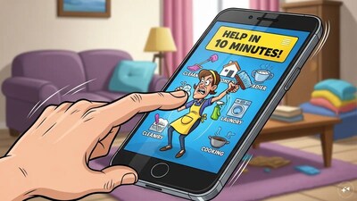 10-Minute Househelp Boom Pushes Home Services Apps Past 10 Million ...