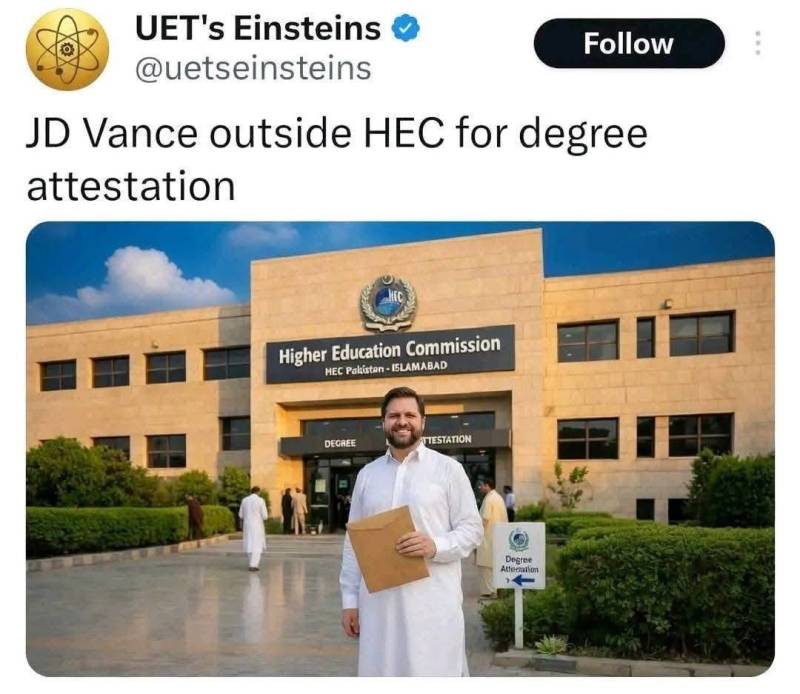 JD Vance Memes: Viral Moments That Won The Internet During His Pakistan ...