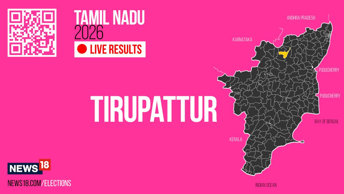 Tiruppattur election result LIVE: Dr Thirupathi N of TVK wins - News18