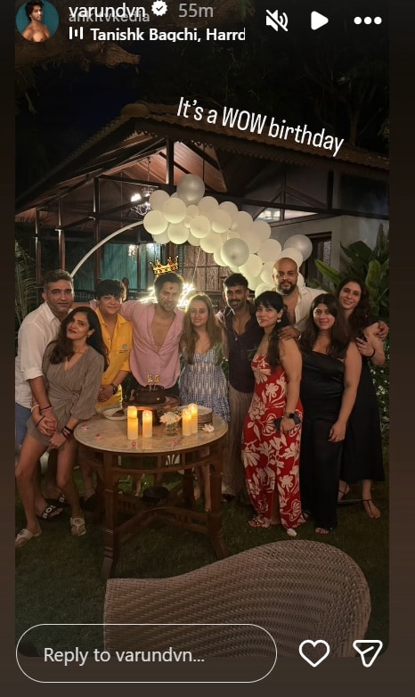 Varun Dhawan Holds Wife Natasha Dalal Close In THIS Unseen Birthday ...